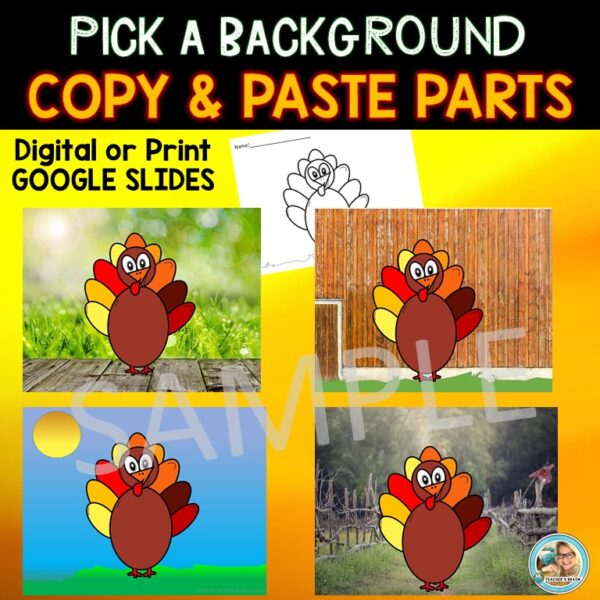 Disguise a Turkey Writing Activities | Google Slides - Teacher's Brain