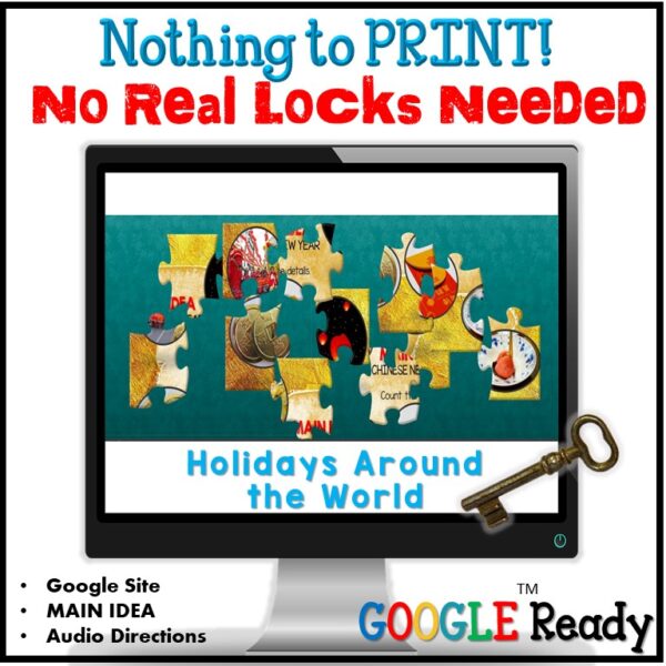 Winter Holidays Around the World Digital Escape™ Room for KINDERGARTEN ...