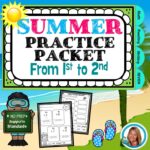 First Grade Summer Packet | From 1st grade to 2nd - Teacher's Brain