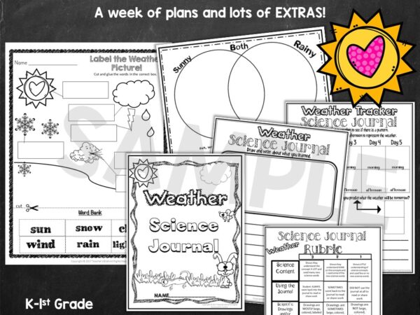 Weather Patterns UNIT Kindergarten | First Grade - Teacher's Brain