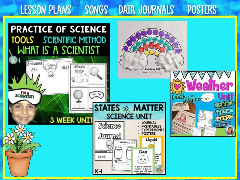 Science Curriculum kindergarten and 1st Grade Yearlong BUNDLE - Teacher ...