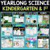 Science Curriculum kindergarten and 1st Grade Yearlong BUNDLE - Teacher ...
