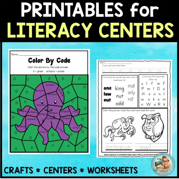 LETTER O Activities | Crafts & Worksheets for Centers - Teacher's Brain
