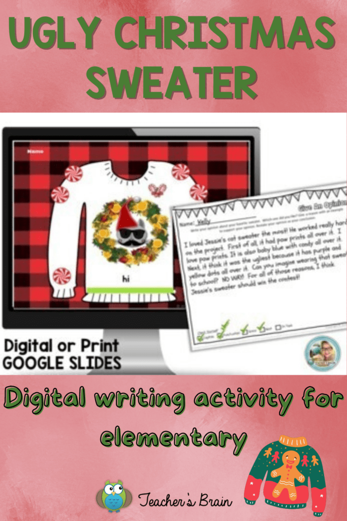 Ugly Christmas Sweaters For Elementary - Teacher's Brain