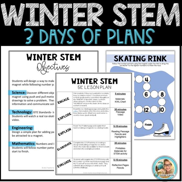 2022 Winter Olympics STEM Challenge | Ice Skating Activities - Teacher ...