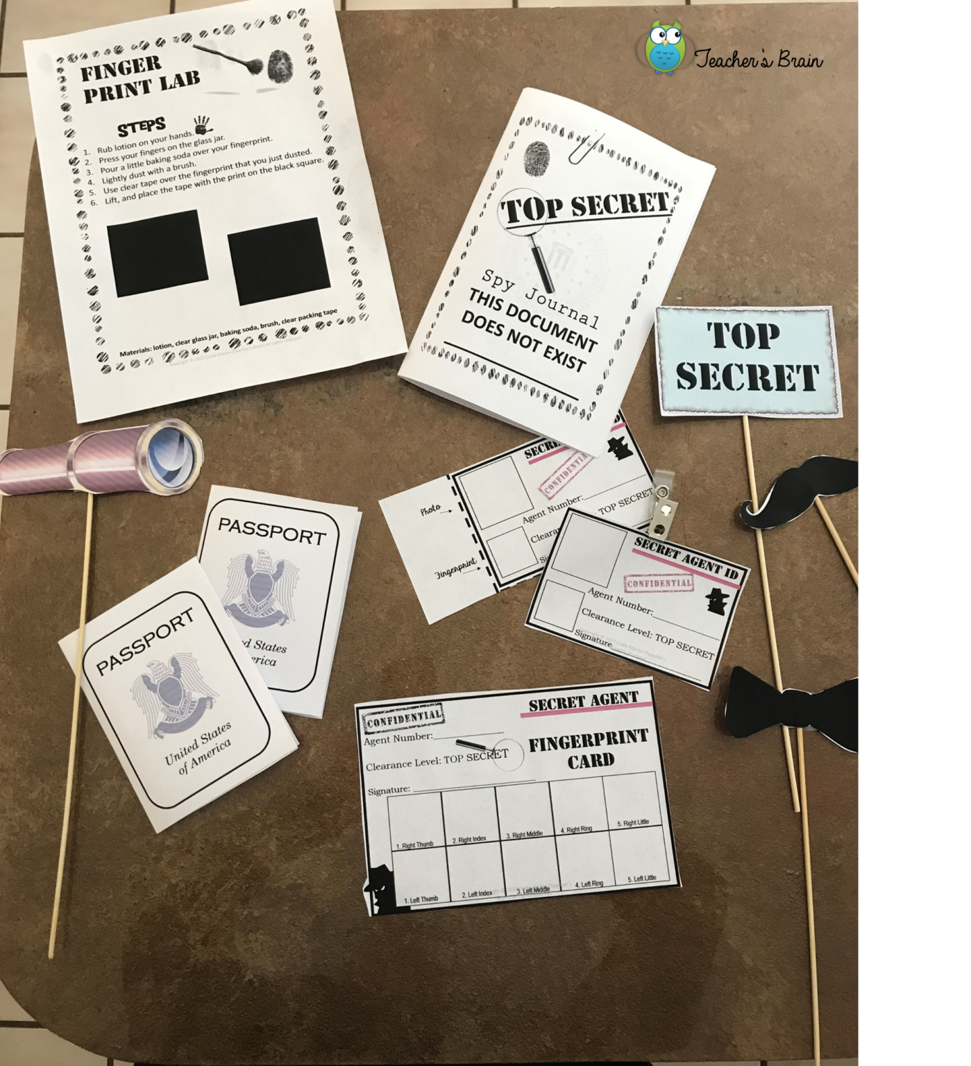 SPY CLASSROOM THEMED DAY - Teacher's Brain