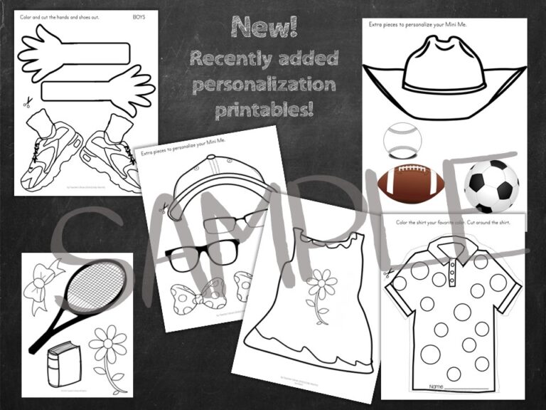 Open House Activity | All About Me | Mini Me People - Teacher's Brain