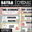 Classroom Daily Visual Schedule EDITABLE Cards | RETRO GROOVY Calm ...
