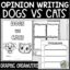 Opinion Writing Dog vs Cat | Graphic Organizers | Prompt - Teacher's Brain