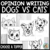 Opinion Writing Dog vs Cat | Graphic Organizers | Prompt - Teacher's Brain