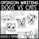 Opinion Writing Dog vs Cat | Graphic Organizers | Prompt - Teacher's Brain