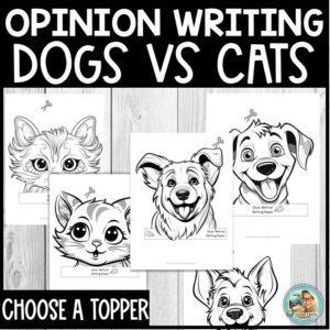 Opinion Writing Dog vs Cat | Graphic Organizers | Prompt - Teacher's Brain