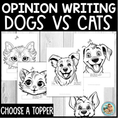 Opinion Writing Dog vs Cat | Graphic Organizers | Prompt - Teacher's Brain